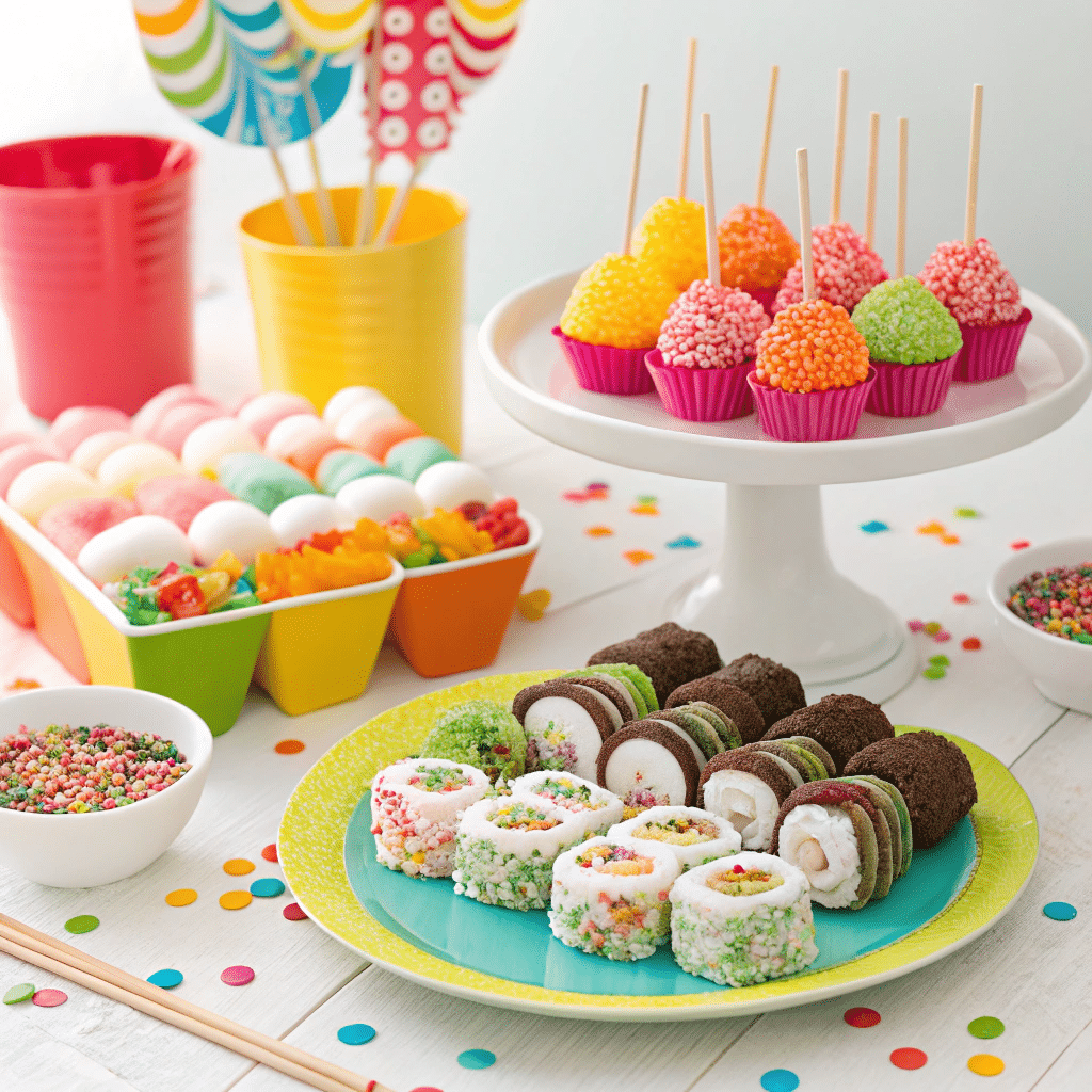 Candy Sushi Rolls Recipe | Fun Dessert Idea