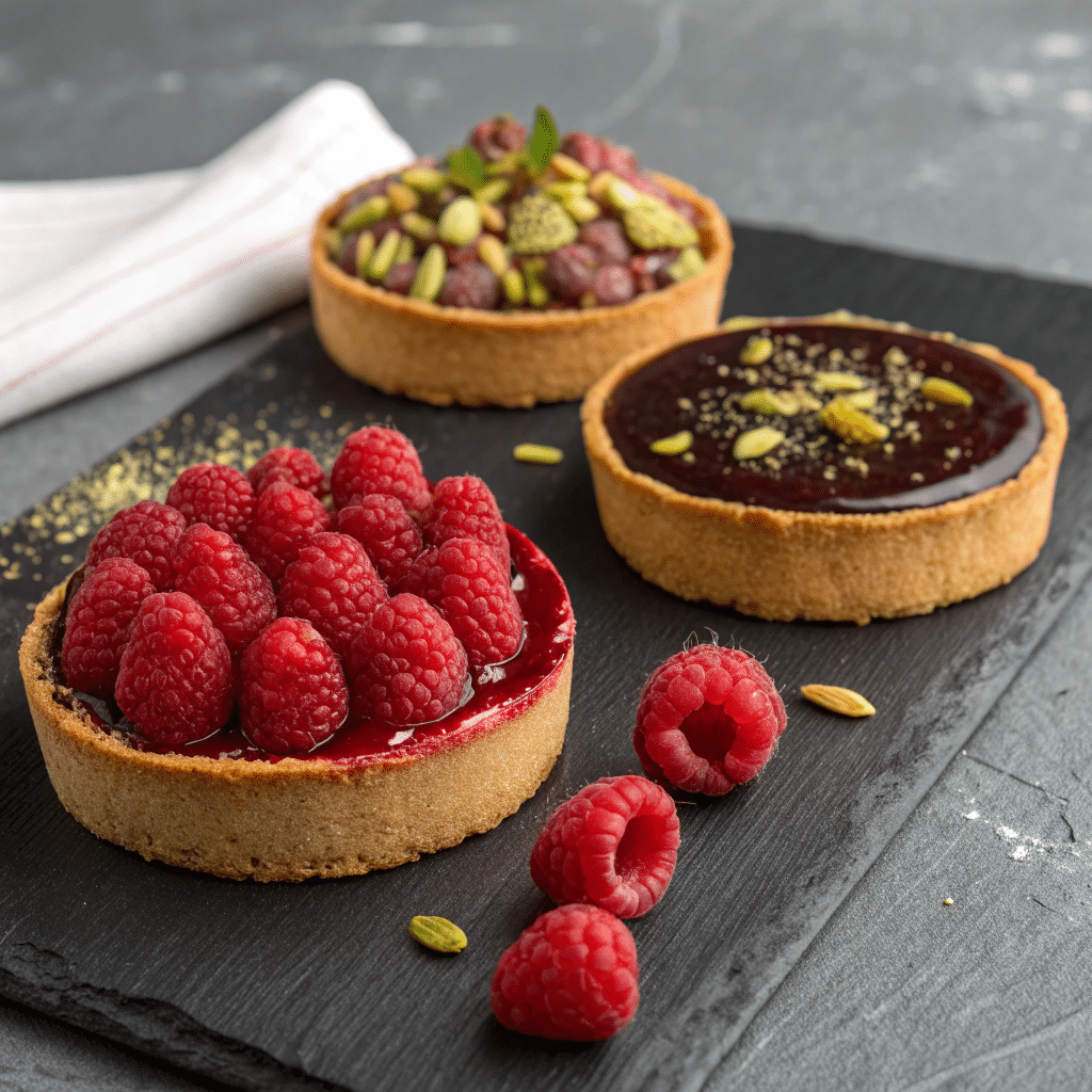 Raspberry Ganache Tart | Chocolate Raspberry Tart Recipe