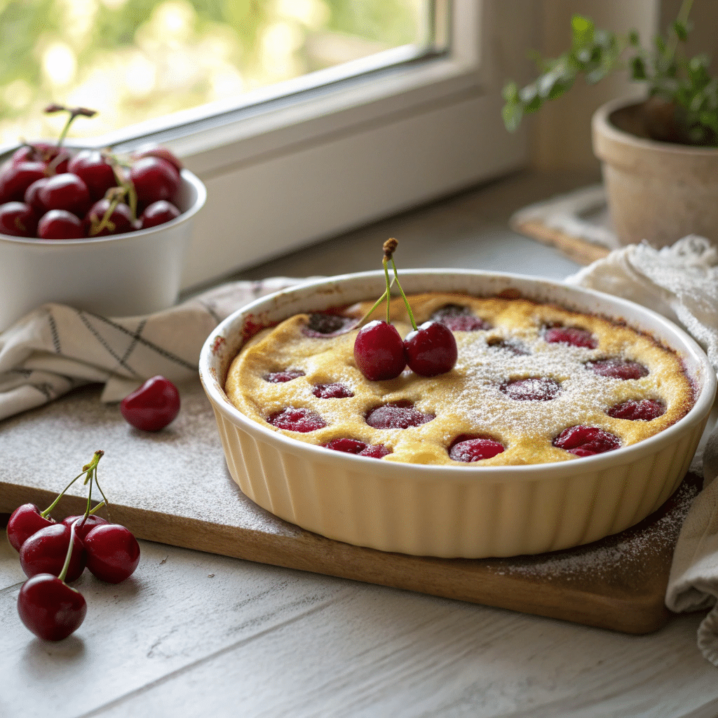 Plum Clafoutis Recipe | Classic French Dessert with Fresh Plums