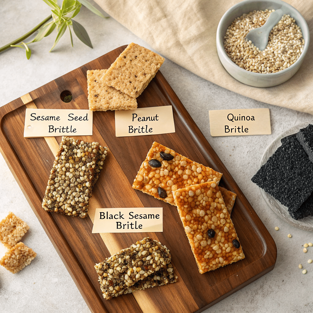 Sesame Seed Brittle Recipe | Easy Homemade Candy